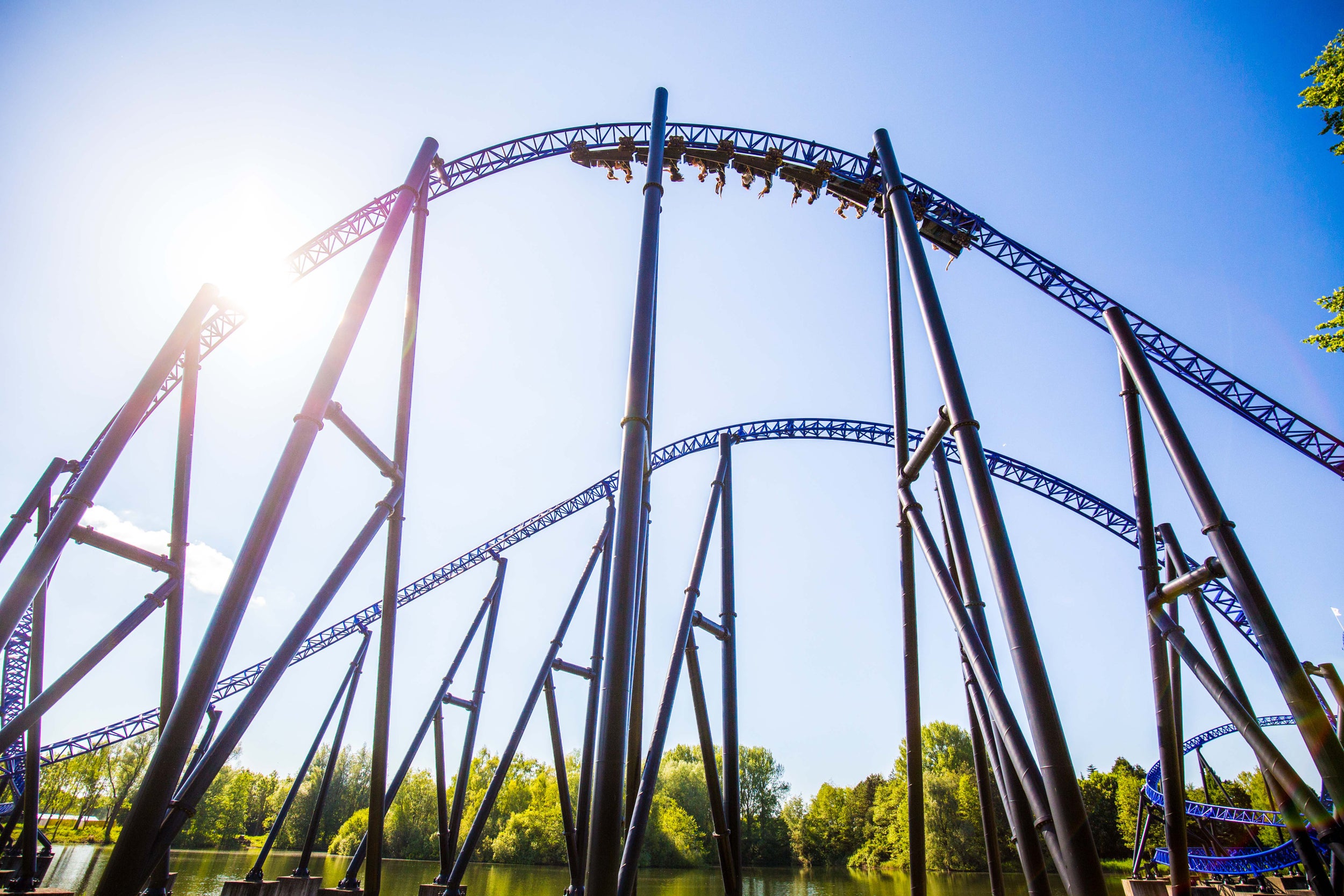 Goliath the mega coaster at Walibi Holland